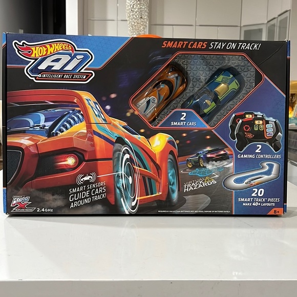 Hot Wheels | Toys | Hot Wheels Ai Smart Cars Intelligent Race System 2 ...
